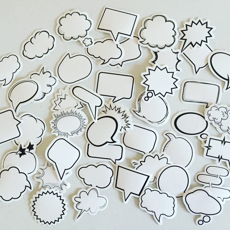Speech Bubbles - Etsy