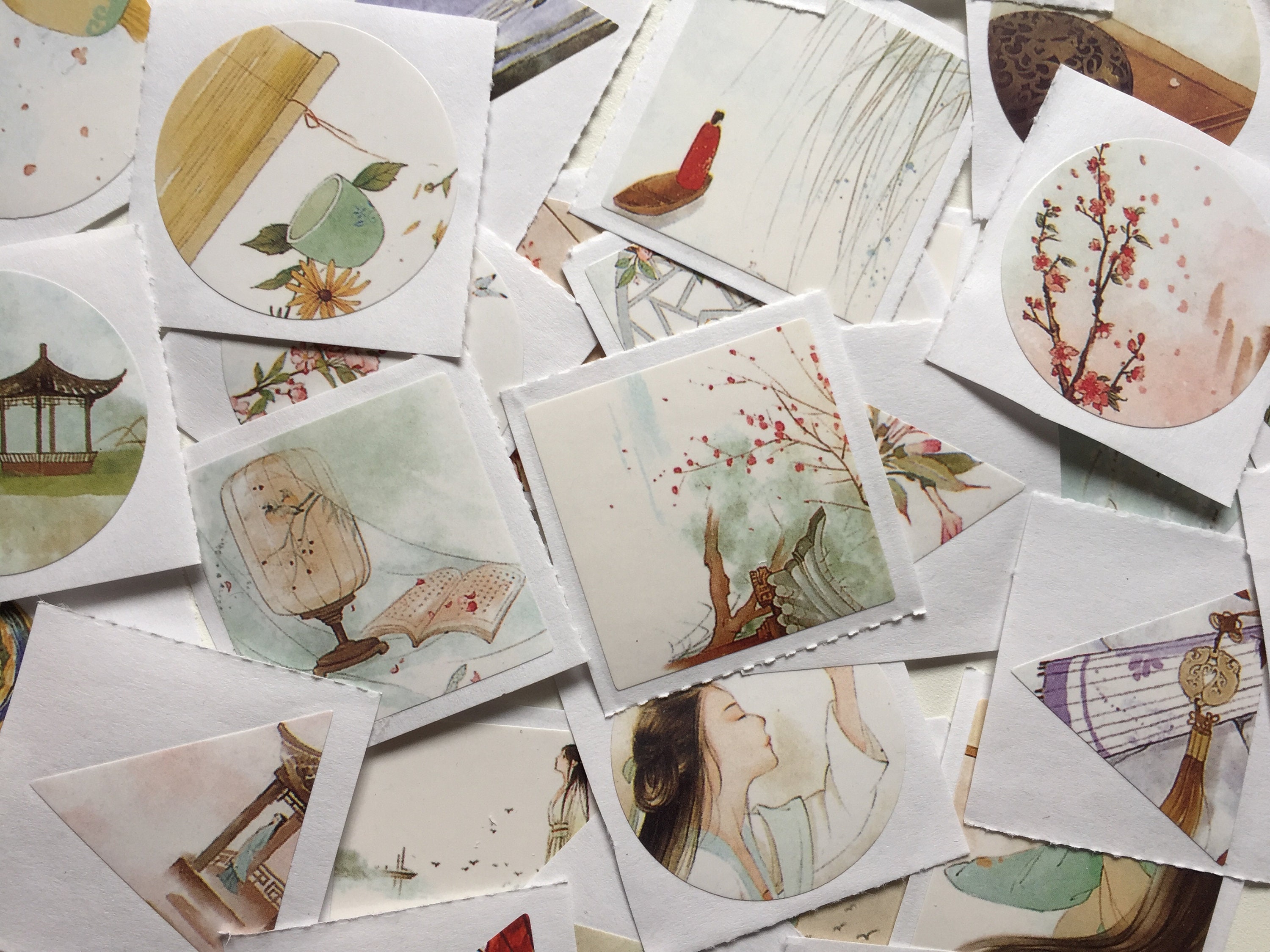 Asian Art Stickers Japanese Symbols Seal Stickers Japan | Etsy