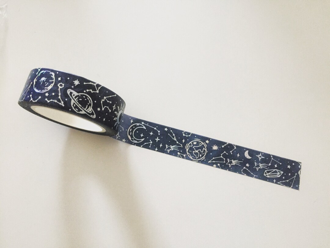 Celestial Washi Tape: Silver Constellation Planner Tape (10M) - Etsy