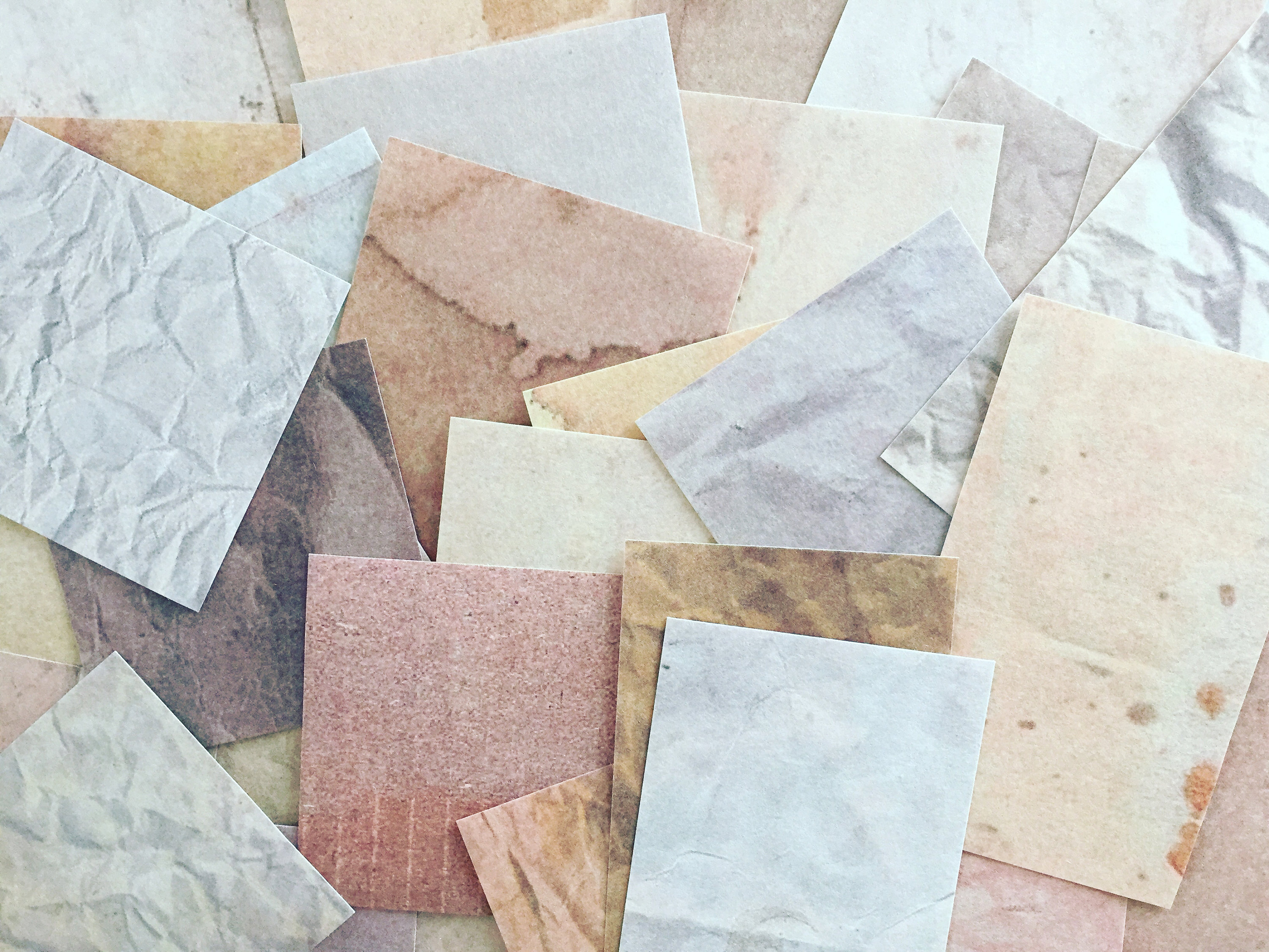 Vintage Texture Collage Paper Crumple Texture Scrapbook | Etsy