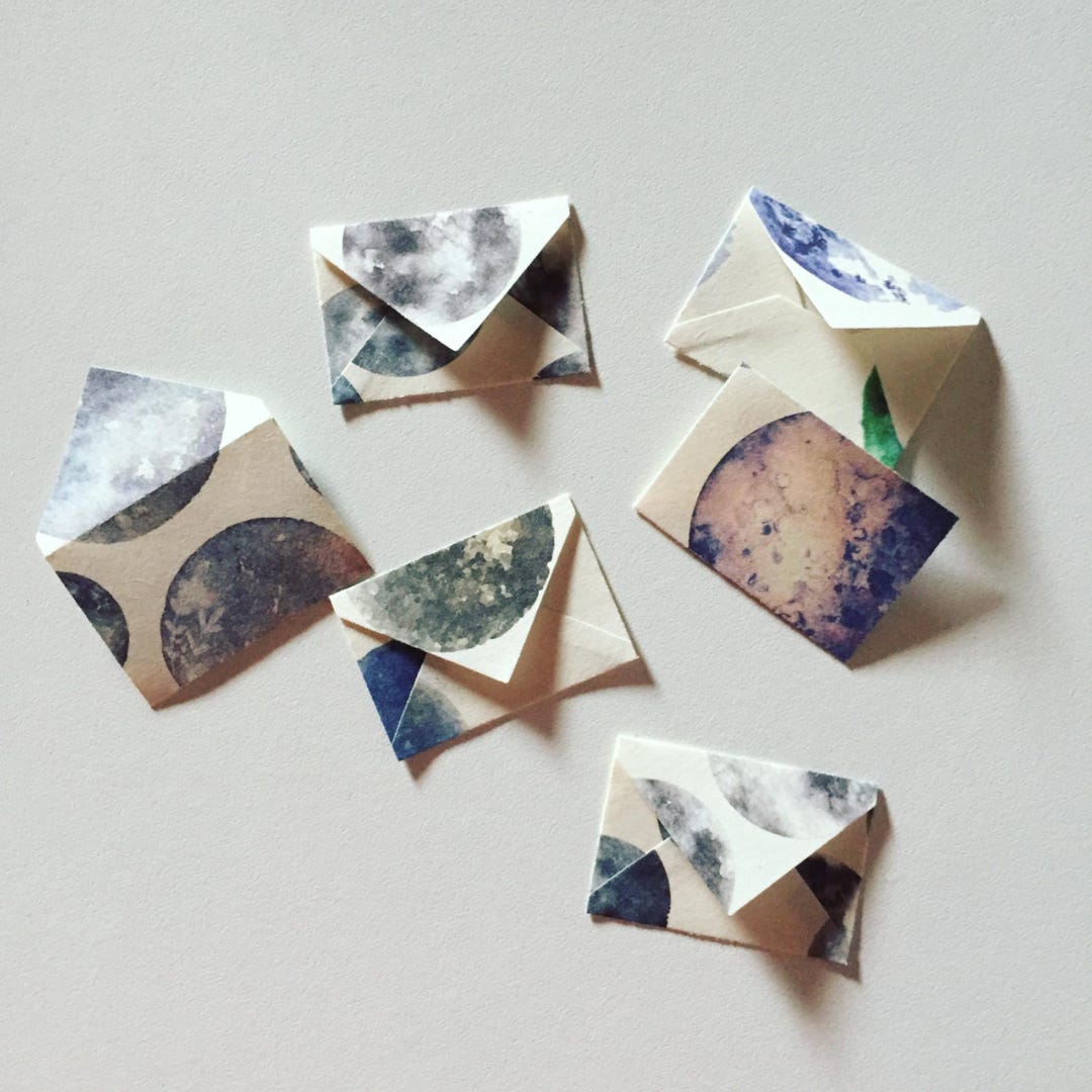 Mini Space Planets Envelopes, Galaxy Art Envelopes, Space Lover Gift ...