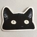 Black Cat Laptop Sticker Cat Macbook Sticker Peeping Cat | Etsy