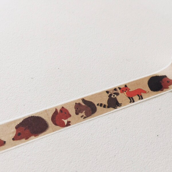 Animal Washi Tape - Etsy