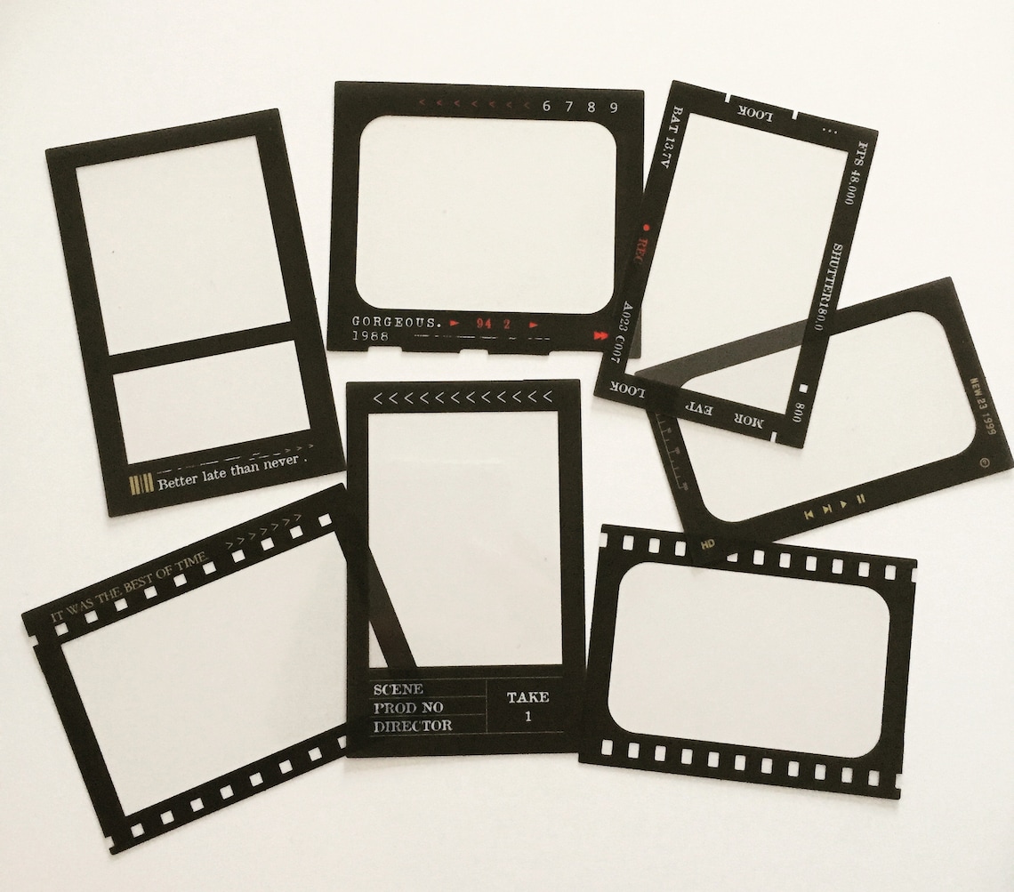 Retro Film Frame Sticker Vintage Camera Film Roll Sticker - Etsy