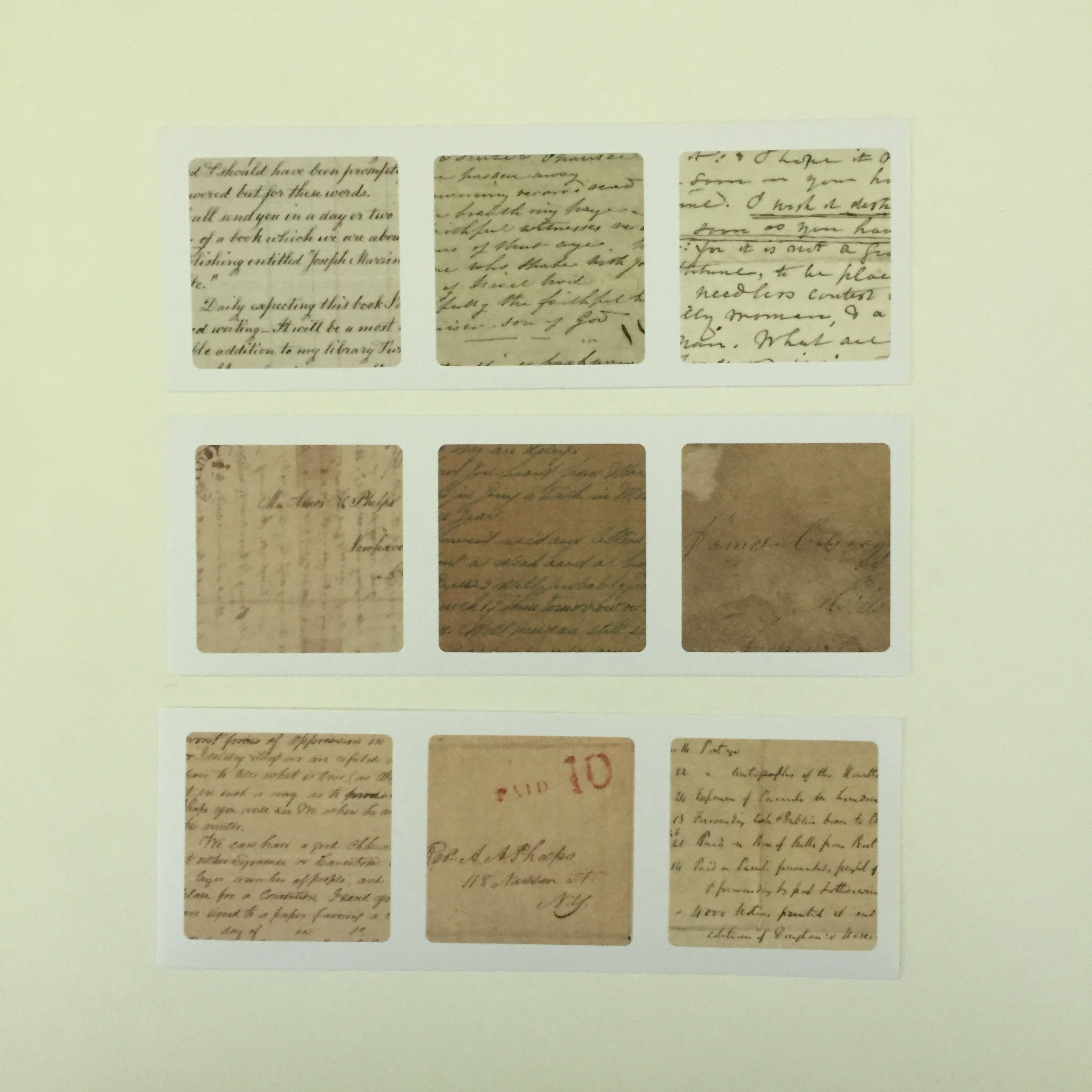 Old Handwritten Text Stickers Vintage Handwriting Planner - Etsy