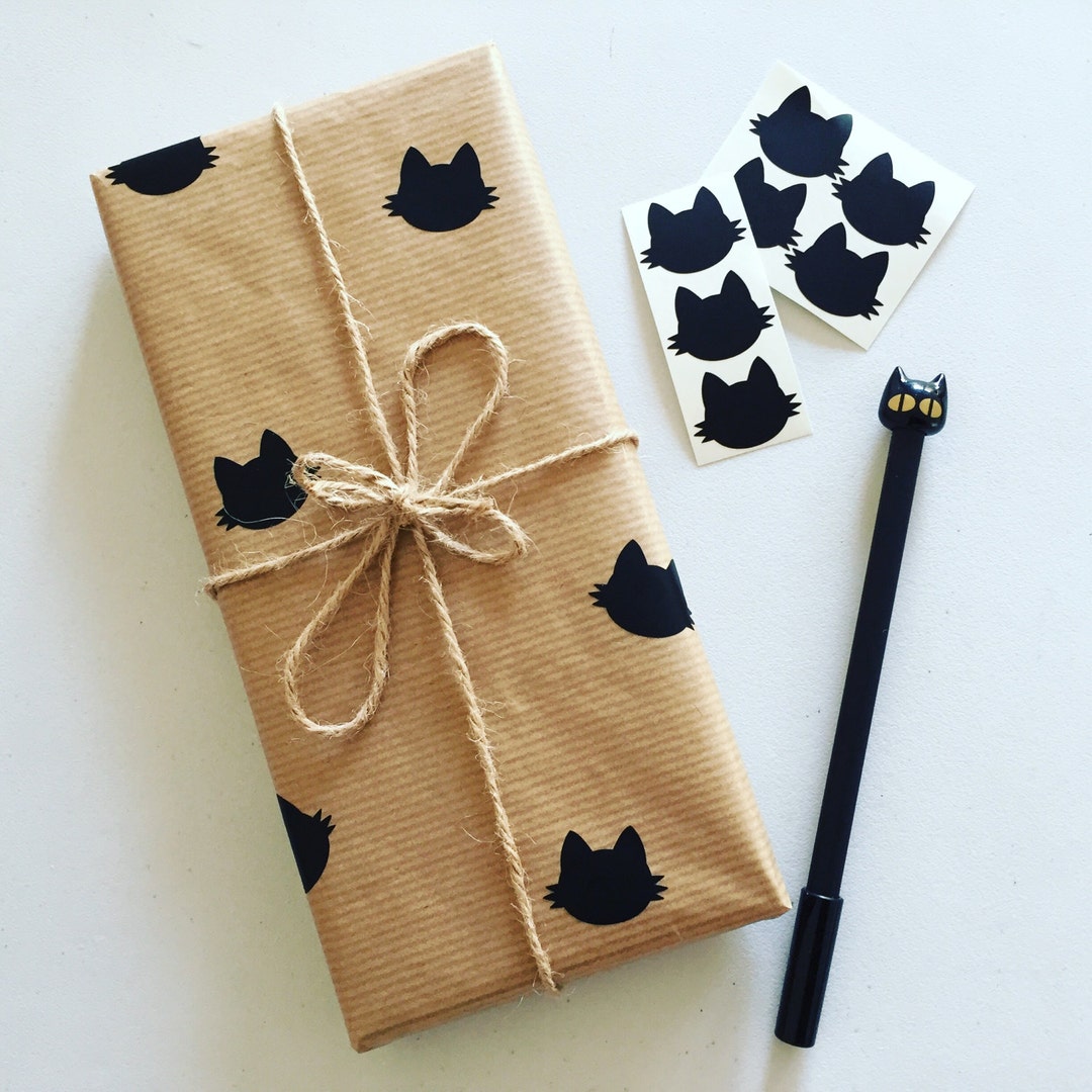 Cat Decorative Stickers, Kitty Envelope Seal Stickers, DIY Gift ...