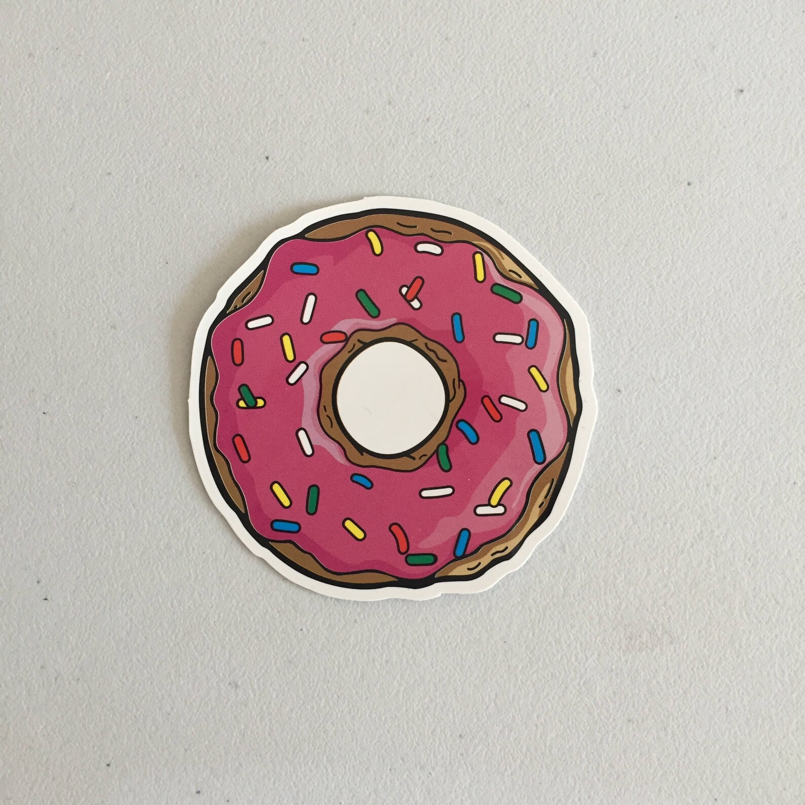 Donut Sprinkles Sticker Doughnut Laptop Sticker Vinyl | Etsy