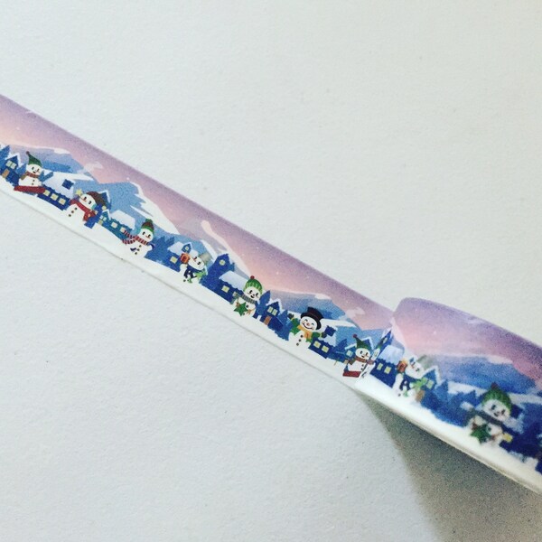 Winter Scene Wrapping Paper - Etsy