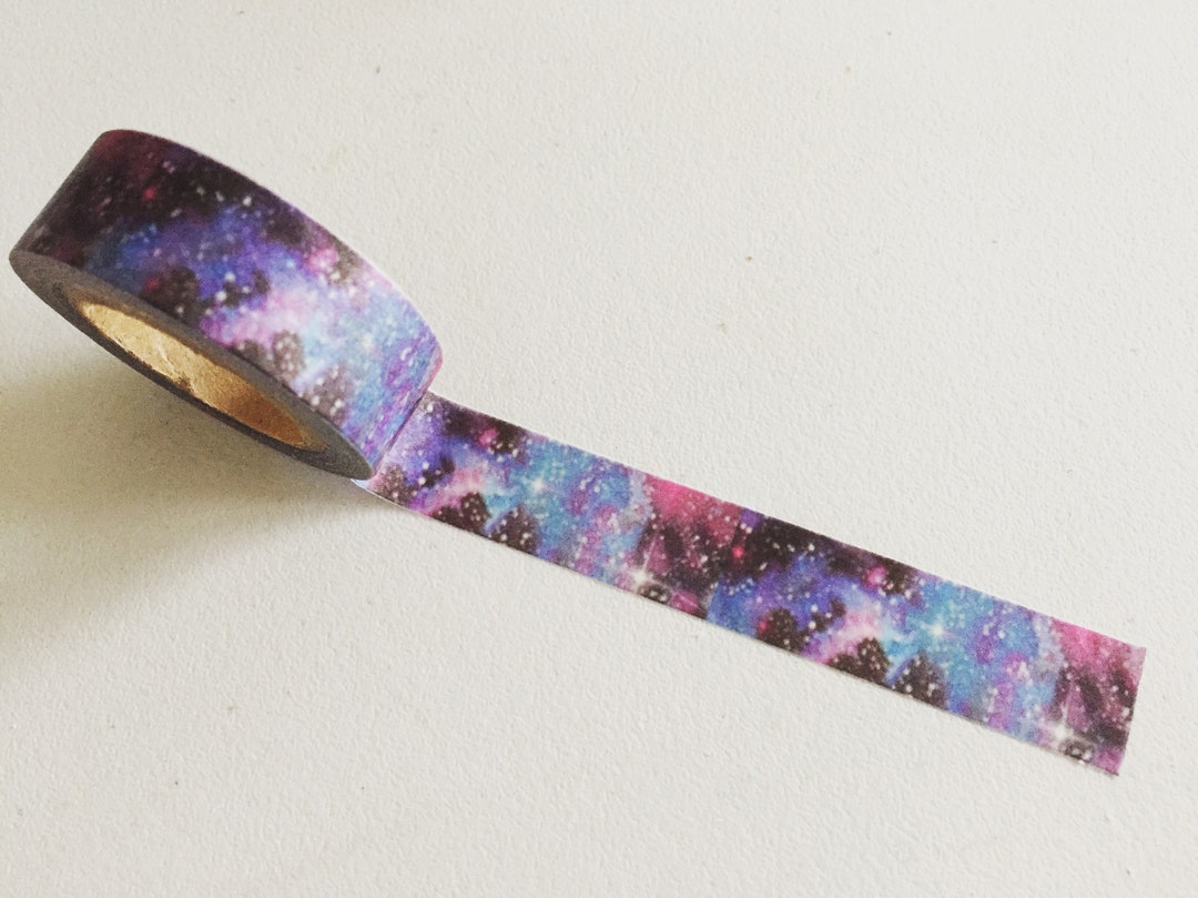 Nebula Galaxy Washi Tape, Cosmos Planner Washi, Space Planner Tape ...