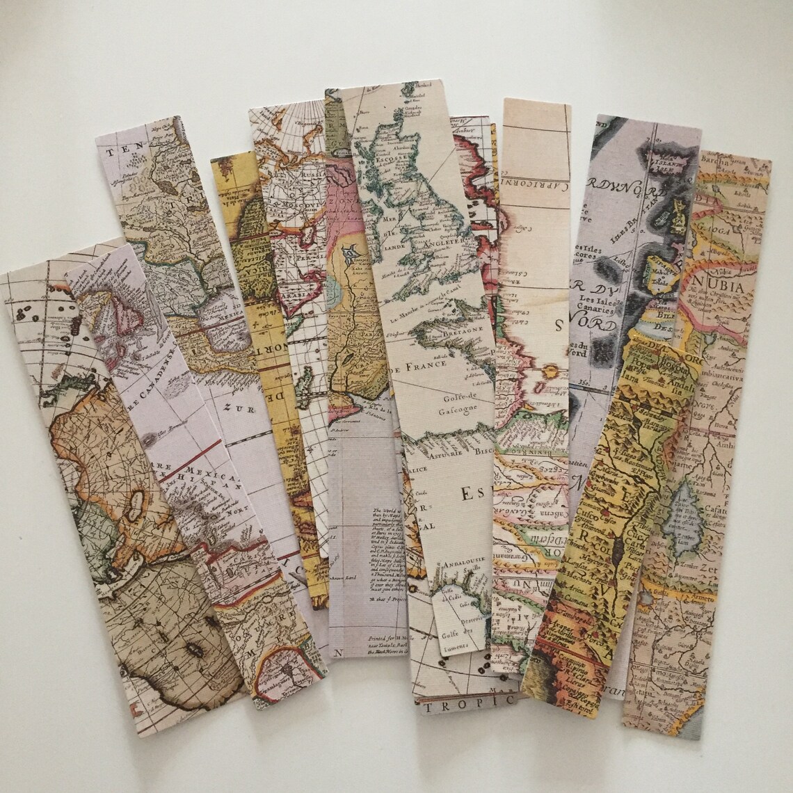 Vintage Atlas Map Stickers Old History Map Planner Stickers - Etsy