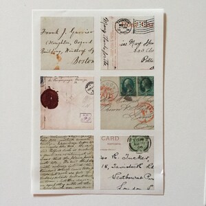 Old Handwritten Text Stickers, Vintage Handwriting Planner Stickers ...