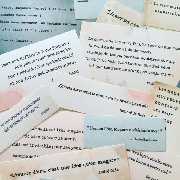 Sticker French Words - Etsy