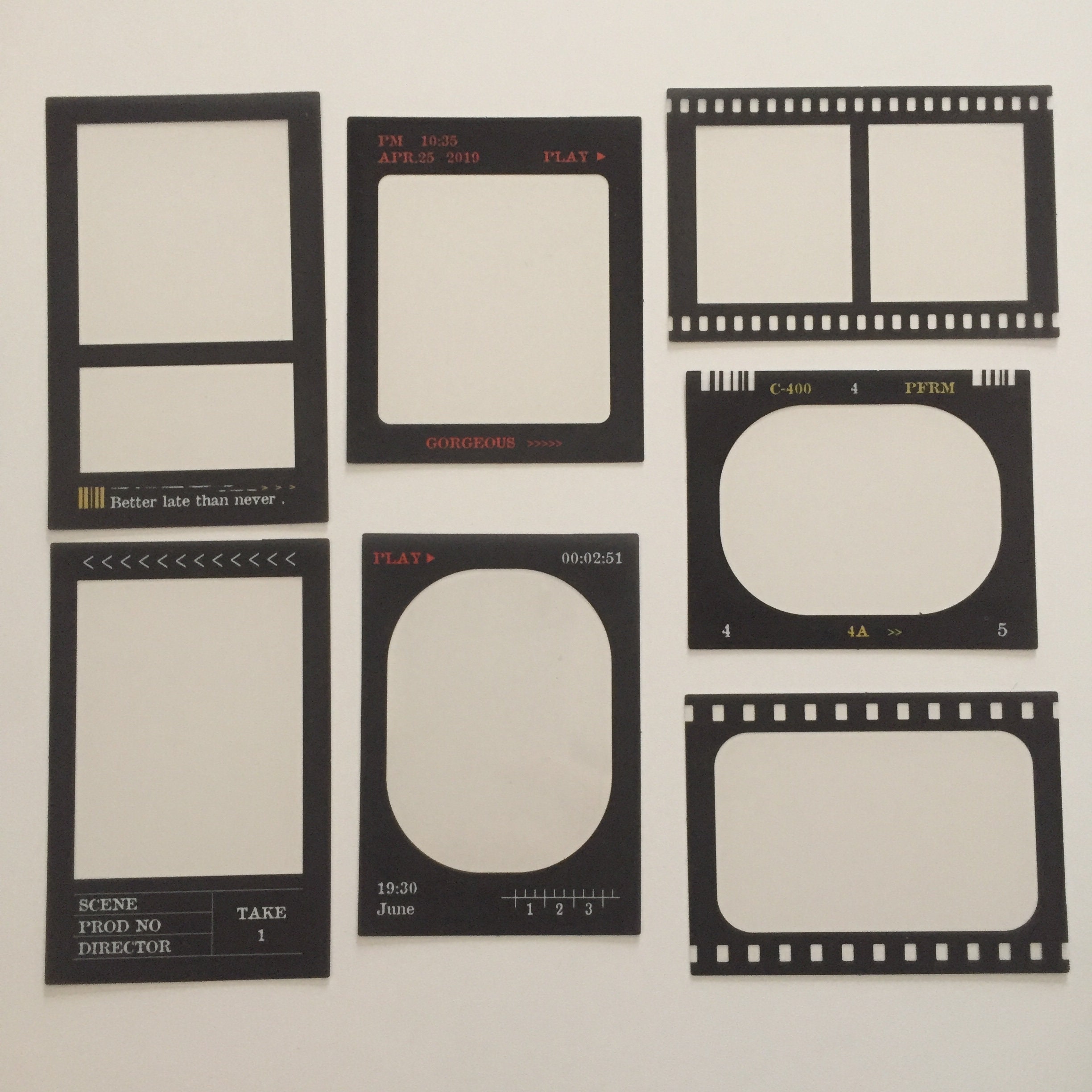 Retro Film Frame Sticker Vintage Camera Film Roll Sticker - Etsy UK