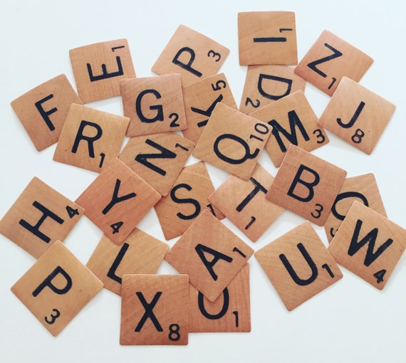 Alphabet Letter Tiles Stickers Letter Game Stickers Planner - Etsy