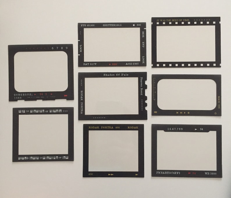 Retro Film Frame Sticker Vintage Camera Film Roll Sticker - Etsy