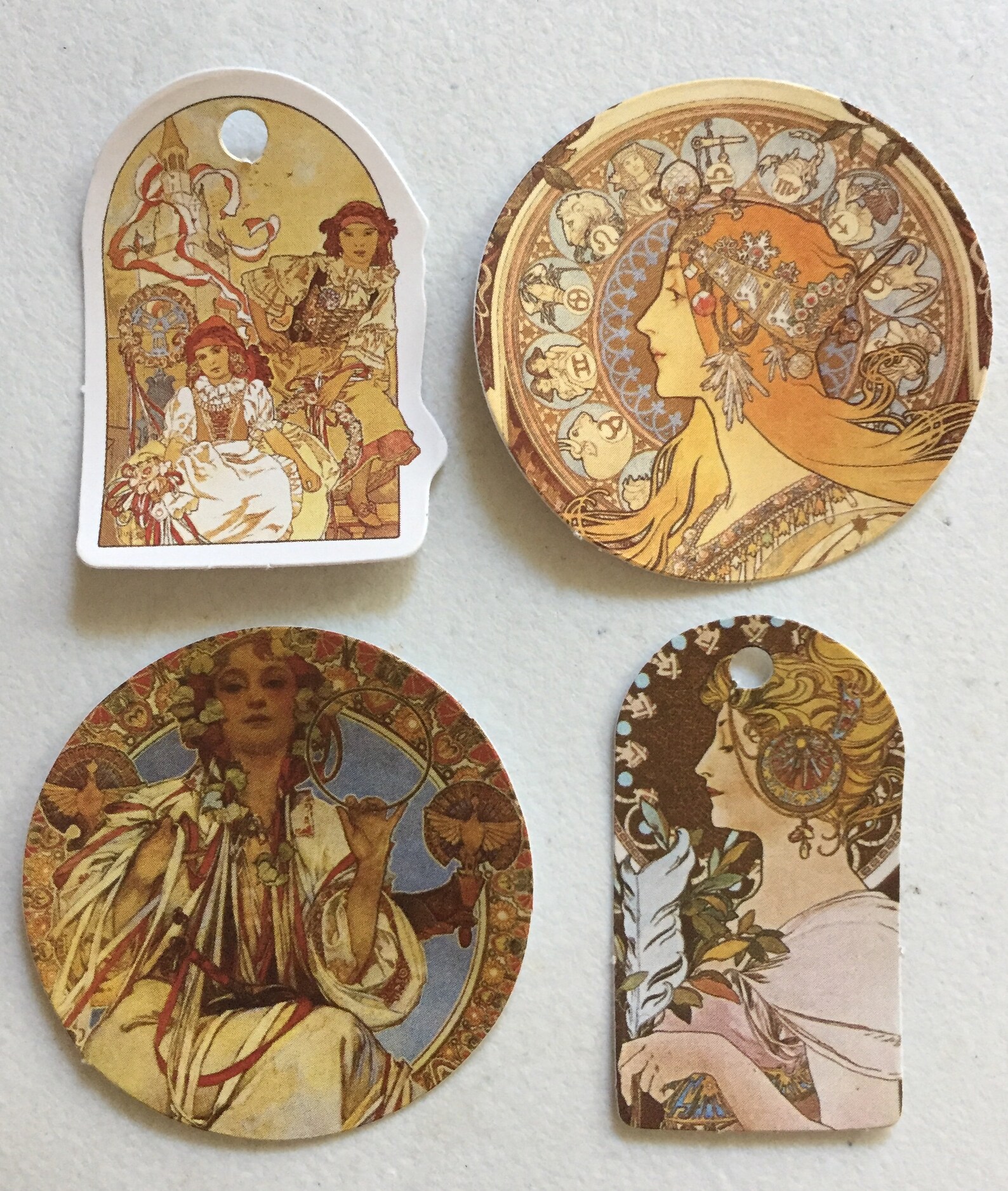Art Nouveau Sticker Set Vintage Art Deco Stickers Jugendstil - Etsy UK