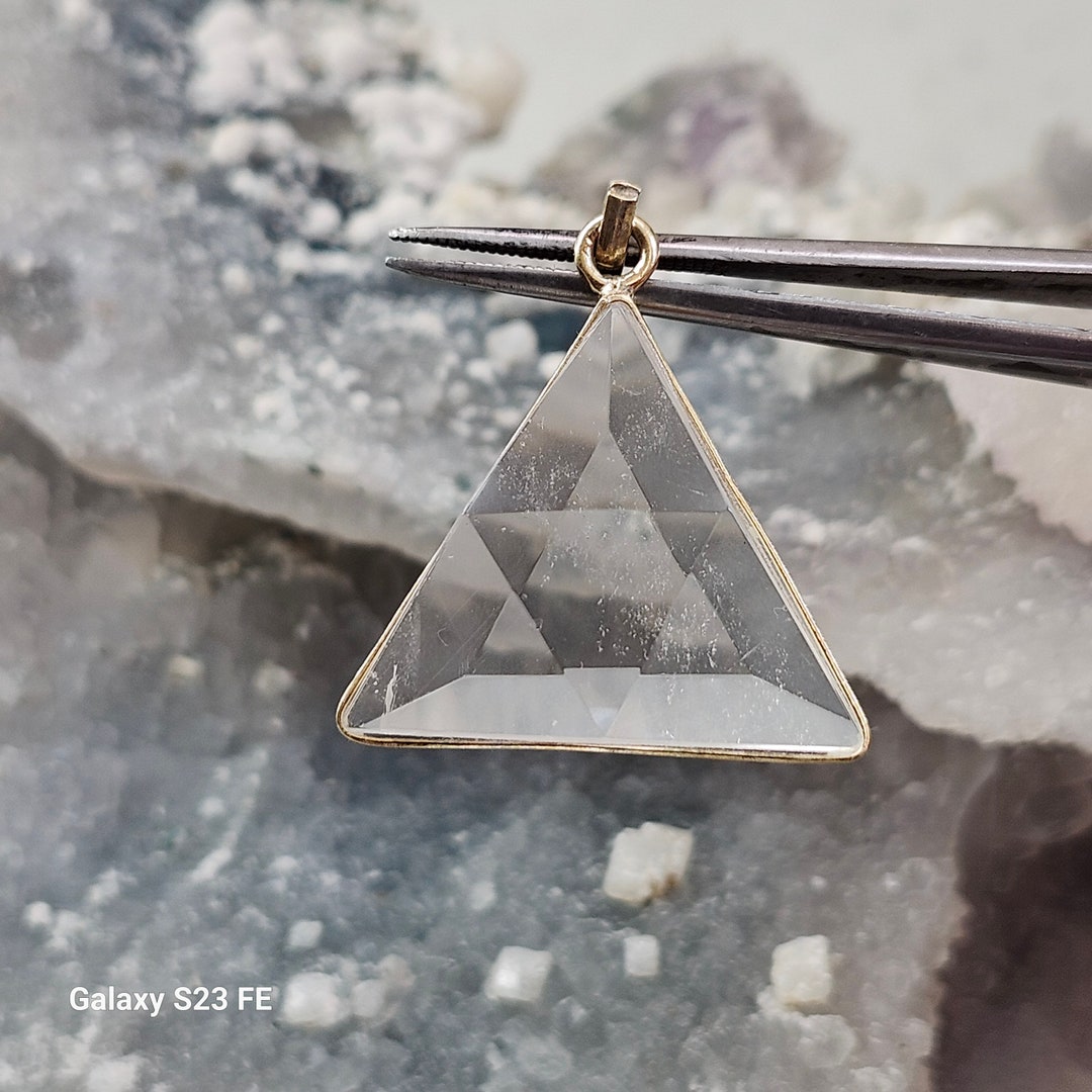 18 Kt on Silver Marcel Vogel Design Quartz Pendant - Etsy