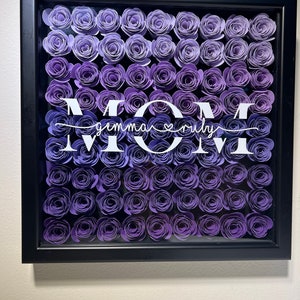 Shadow Box Frame for Mom Personalized Mother's Day Gift - Etsy