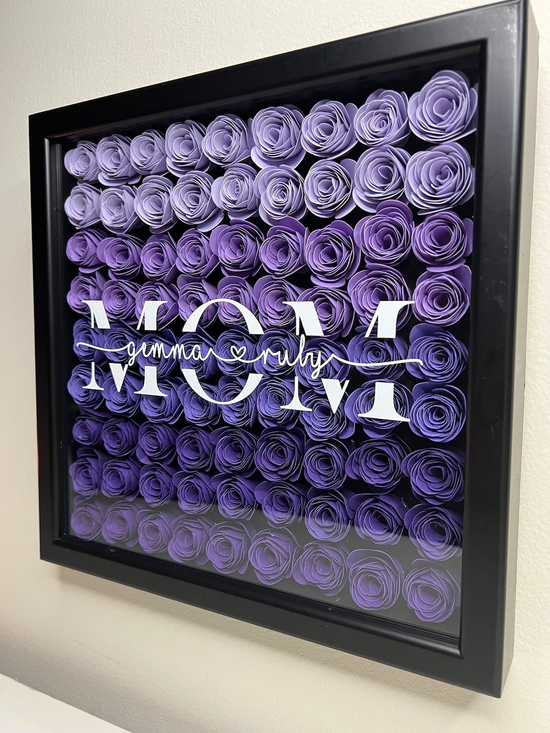 Shadow Box Frame for Mom Personalized Mother's Day Gift - Etsy