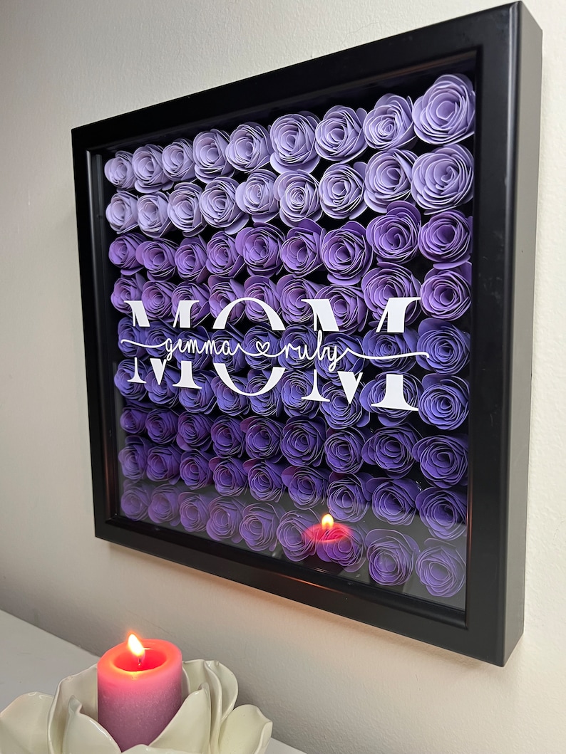 Shadow Box Frame for Mom Personalized Mother's Day Gift - Etsy