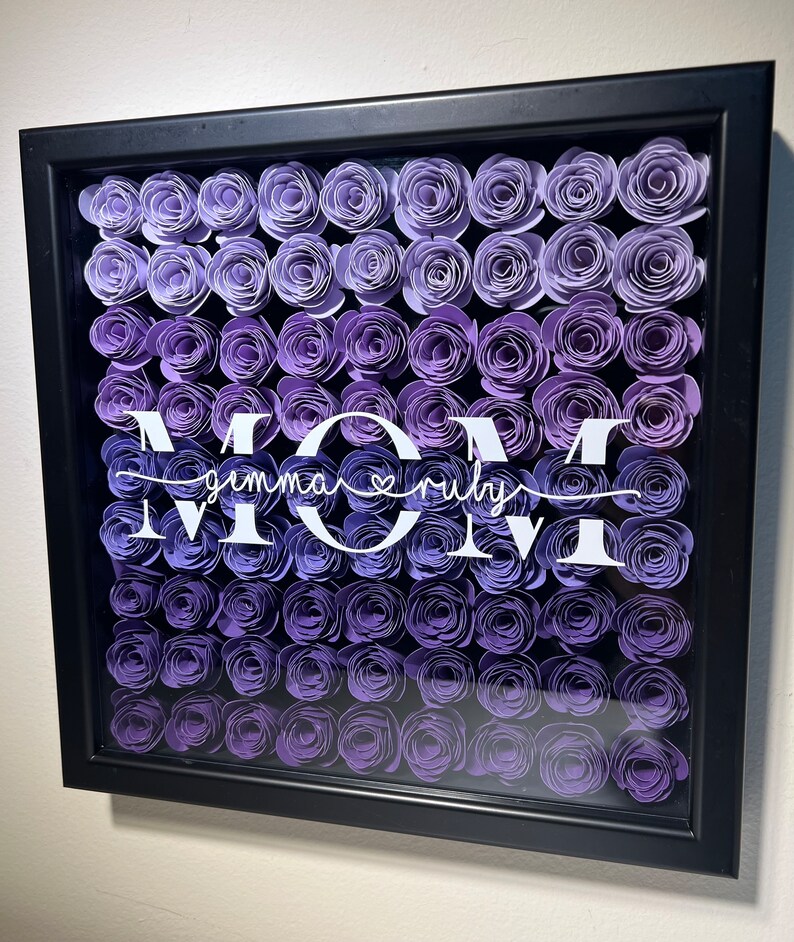 Shadow Box Frame for Mom Personalized Mother's Day Gift - Etsy