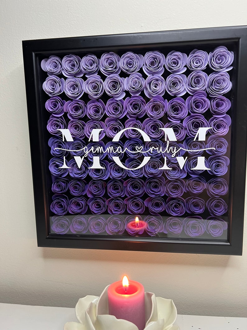 Shadow Box Frame for Mom Personalized Mother's Day Gift - Etsy