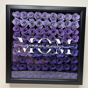 Shadow Box Frame for Mom Personalized Mother's Day Gift - Etsy