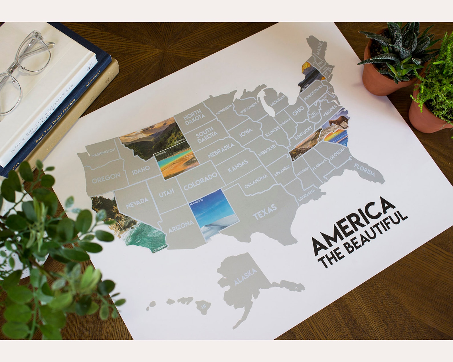 Scratch off United States Map – USA Travel Checklist – Travel Map ...