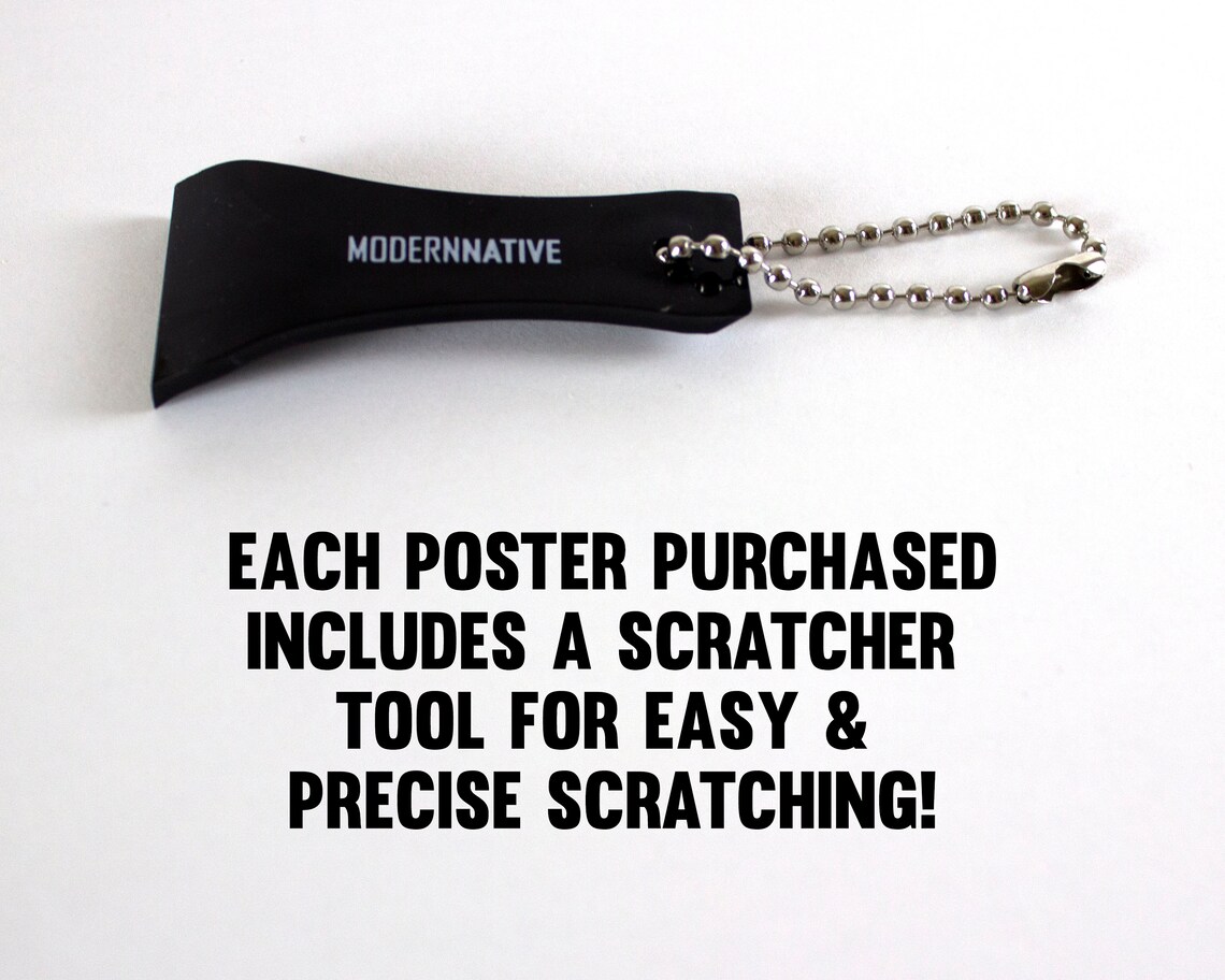 Scratch off National Park Poster 16x20 US Travel Tracker - Etsy