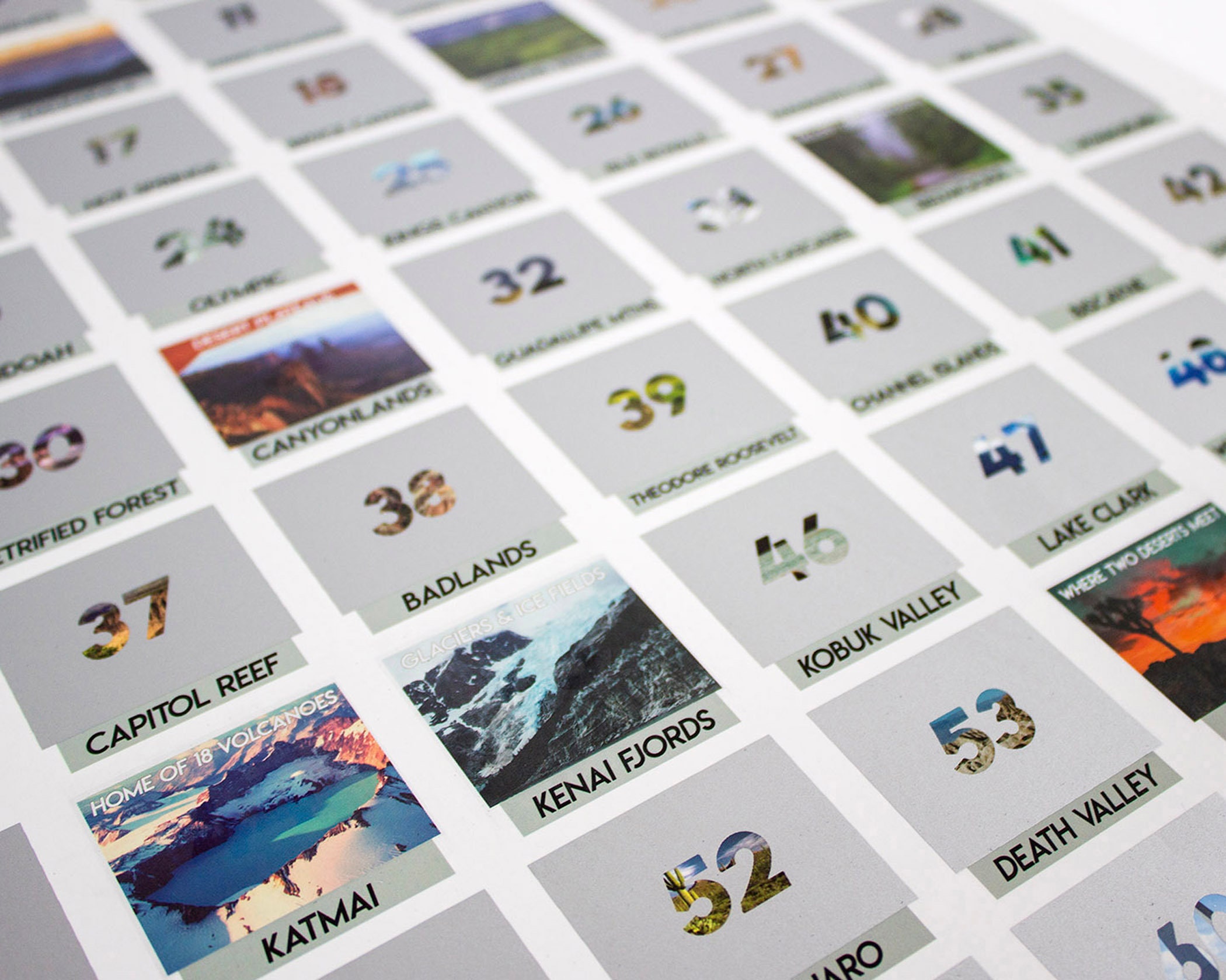 Scratch off National Park Poster 16x20 US Travel Tracker | Etsy