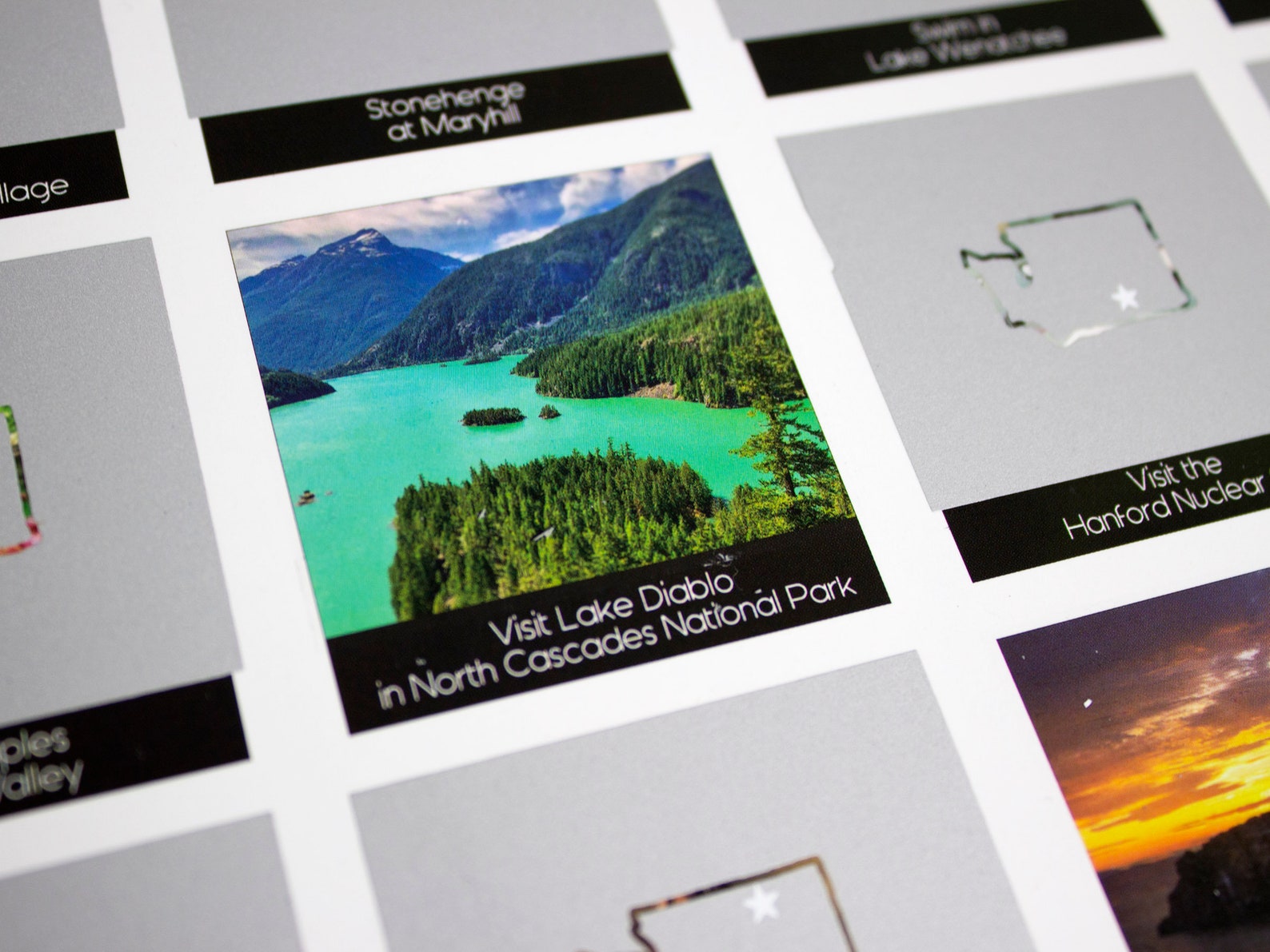 Washington State Bucket List Scratch off Poster Washington | Etsy