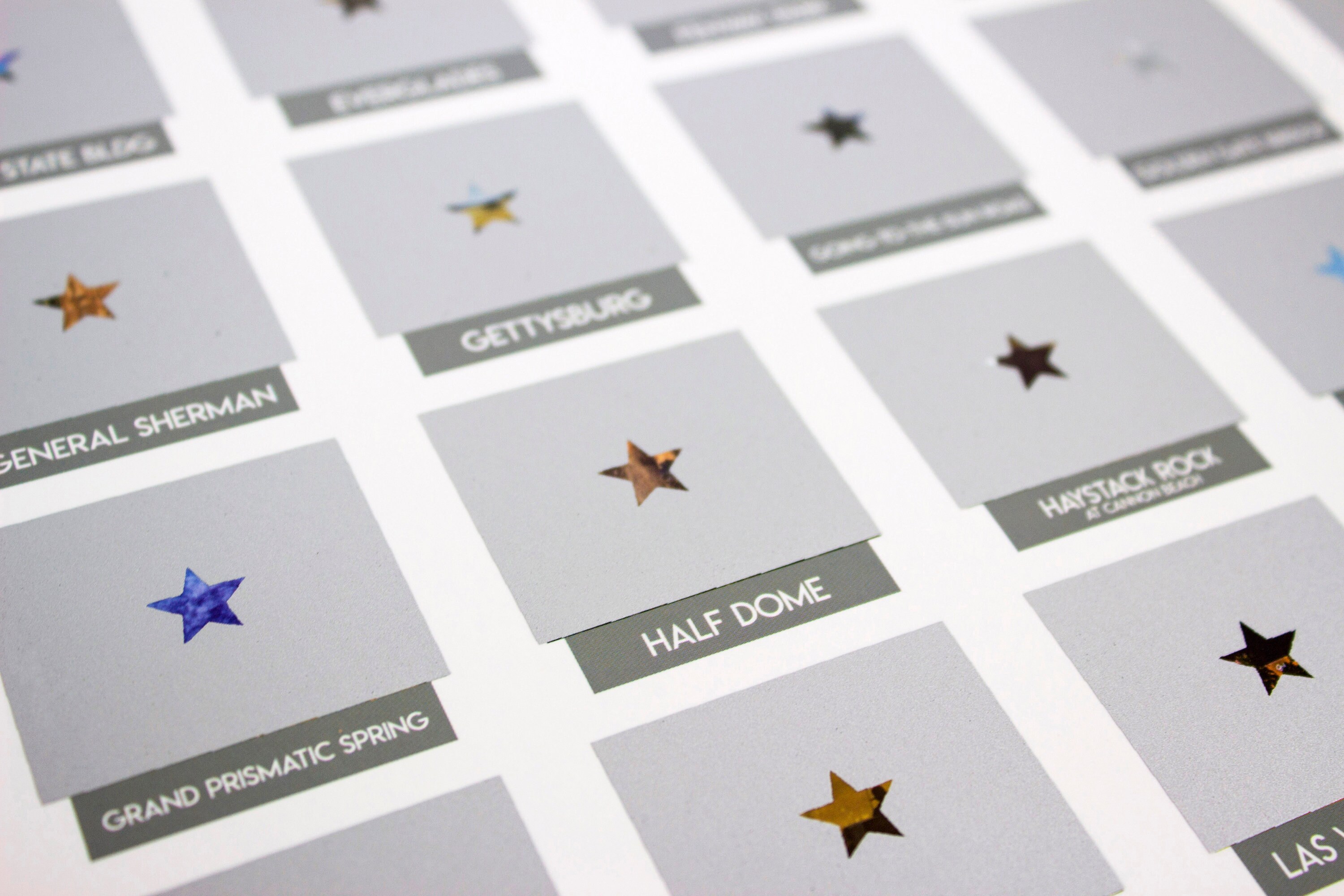 Scratch off Poster for US Sites and Landmarks 16x20 Travel | Etsy