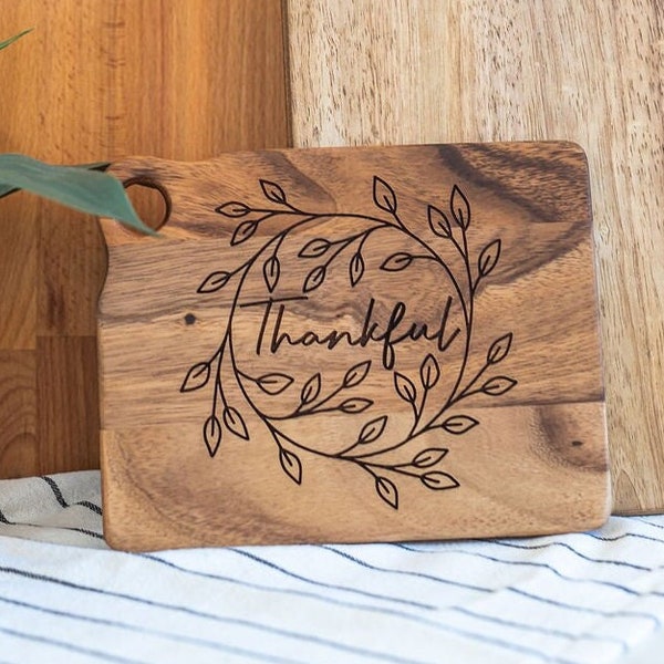 Thankful Wood Sign - Etsy