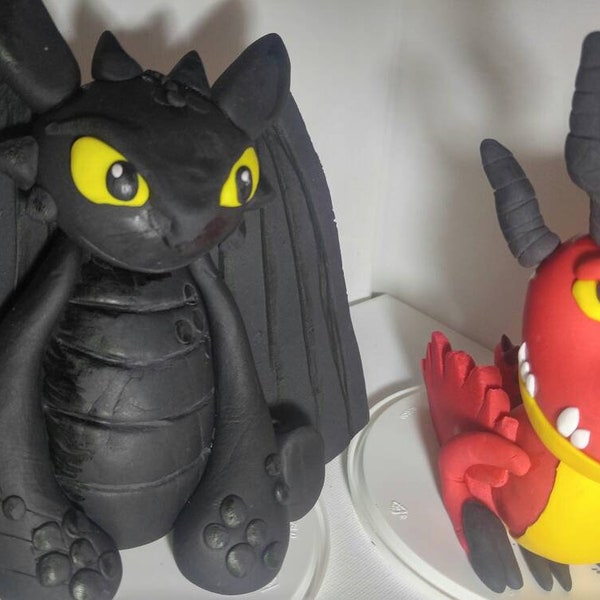 How to Train Your Dragon Cake Topper - Etsy
