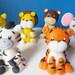 Safari Animal Topper, Jungle Animal Topper, Safari Theme Birthday Party ...