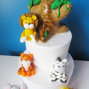 Safari Animal Topper, Jungle Animal Topper, Safari Theme Birthday Party ...