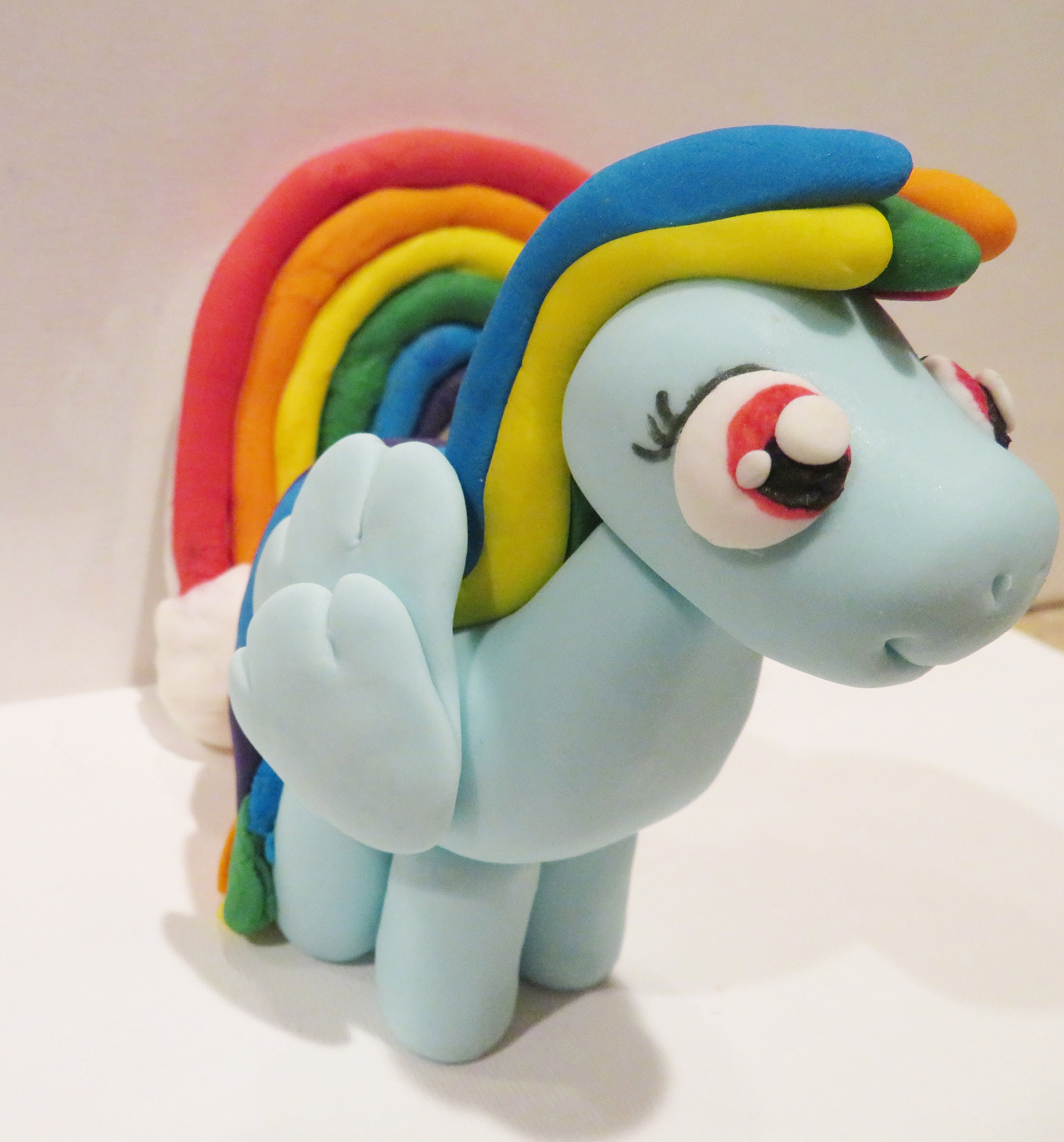 Rainbow Dash With Rainbow Cake Topper.. Get Your Package | Etsy