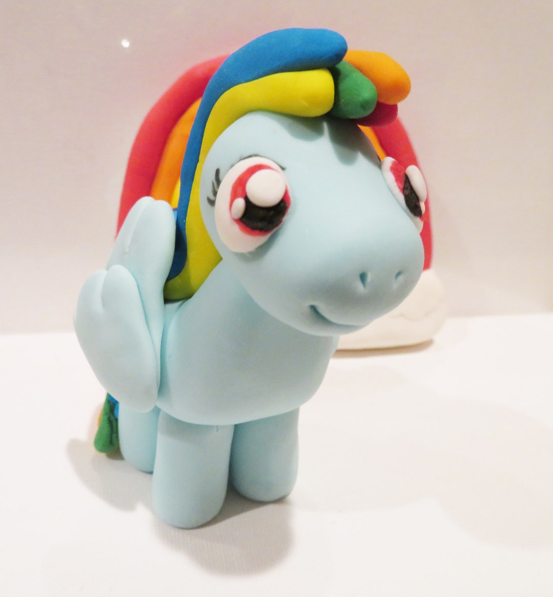 Rainbow Dash With Rainbow Cake Topper.. Get Your Package Within 2 to 3 ...
