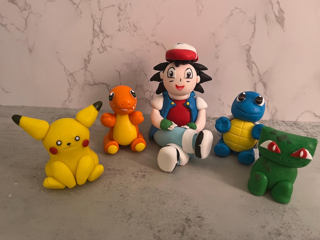 Ash Ketchum With Pokemon Pikachu Cake Topper.. Get Your Package Within ...