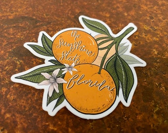 Sunshine State Holographic Sticker | Etsy
