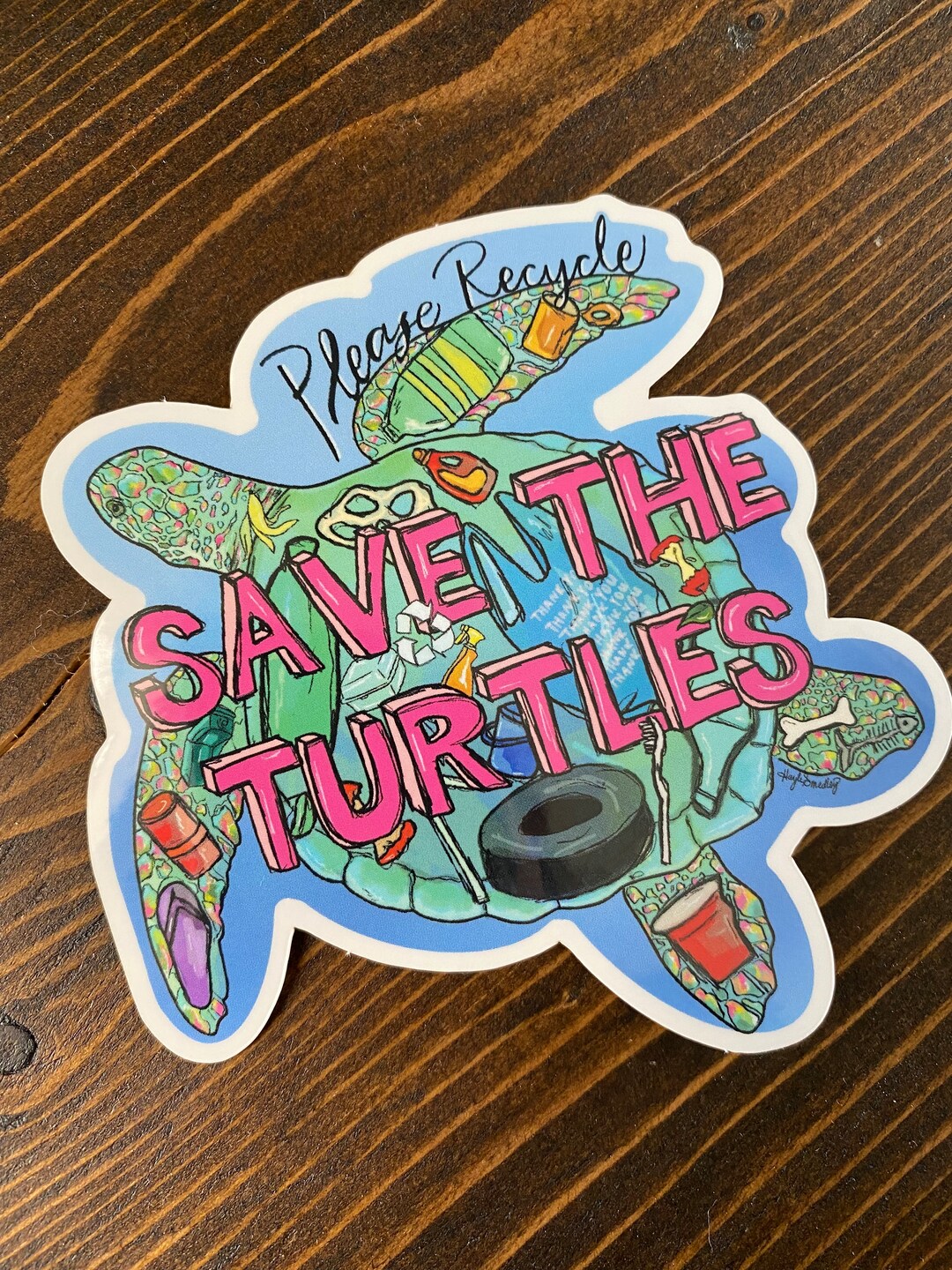 Save the Turtles Sticker - Etsy