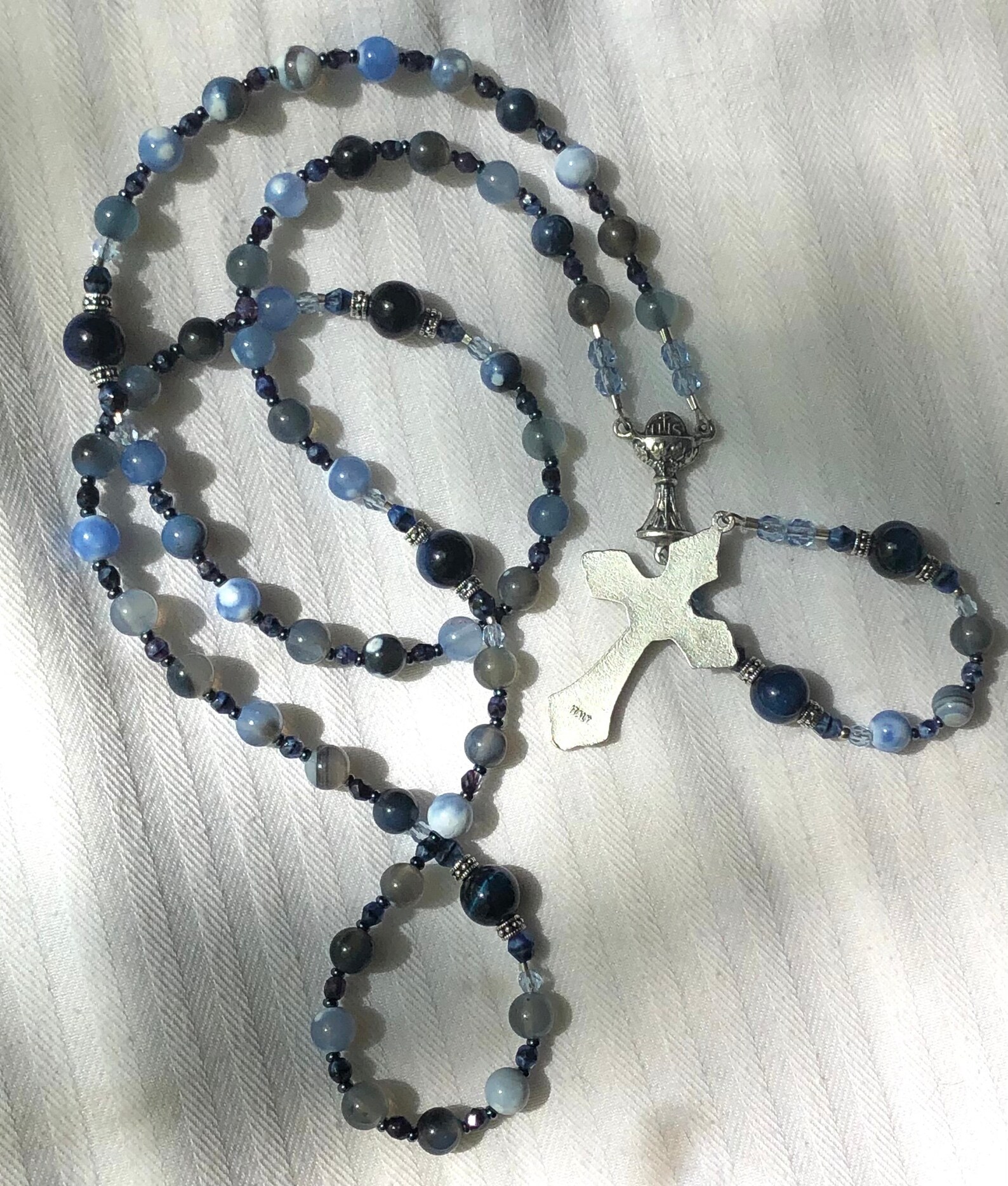Boys First Holy Communion Mixed Blue Rosary - Etsy