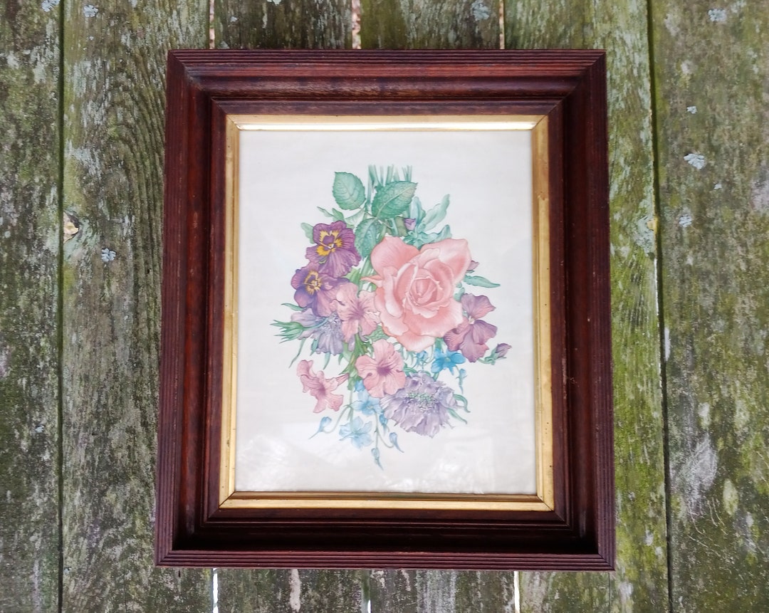 Antique Wooden Frame, Vintage Frame, 1920s Frame, Handmade Frame ...