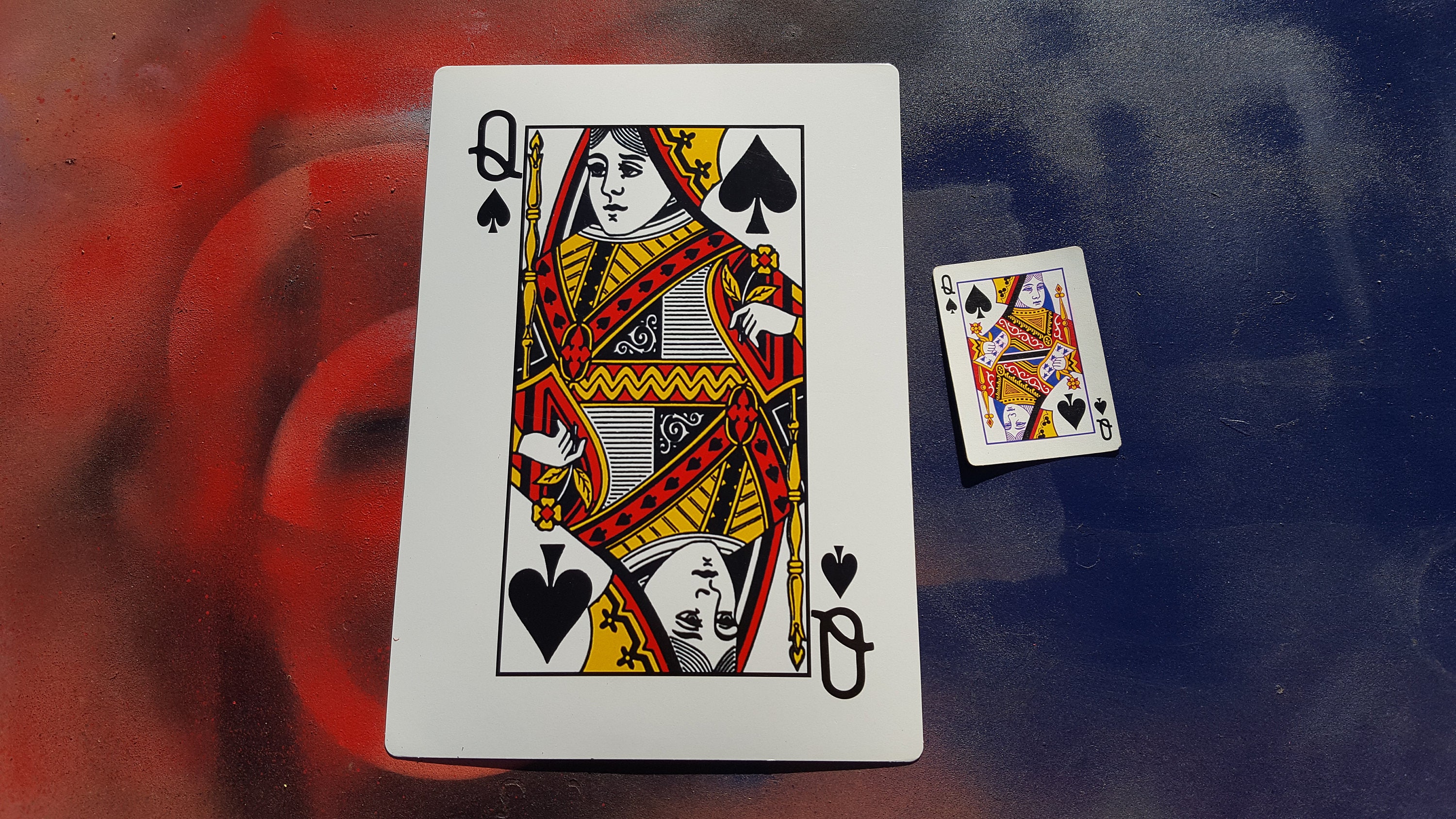 Giant Playing Cards Bar Decor Game Room Decor Wedding | Etsy