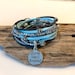 Boho Wrap, Suede Gypsy Wrap, Beaded Wrap, Charm Bracelet, Custom ...