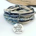 Boho Wrap, Suede Gypsy Wrap, Beaded Wrap, Charm Bracelet, Custom ...