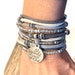 Boho Wrap Suede Gypsy Wrap Beaded Wrap Charm Bracelet - Etsy