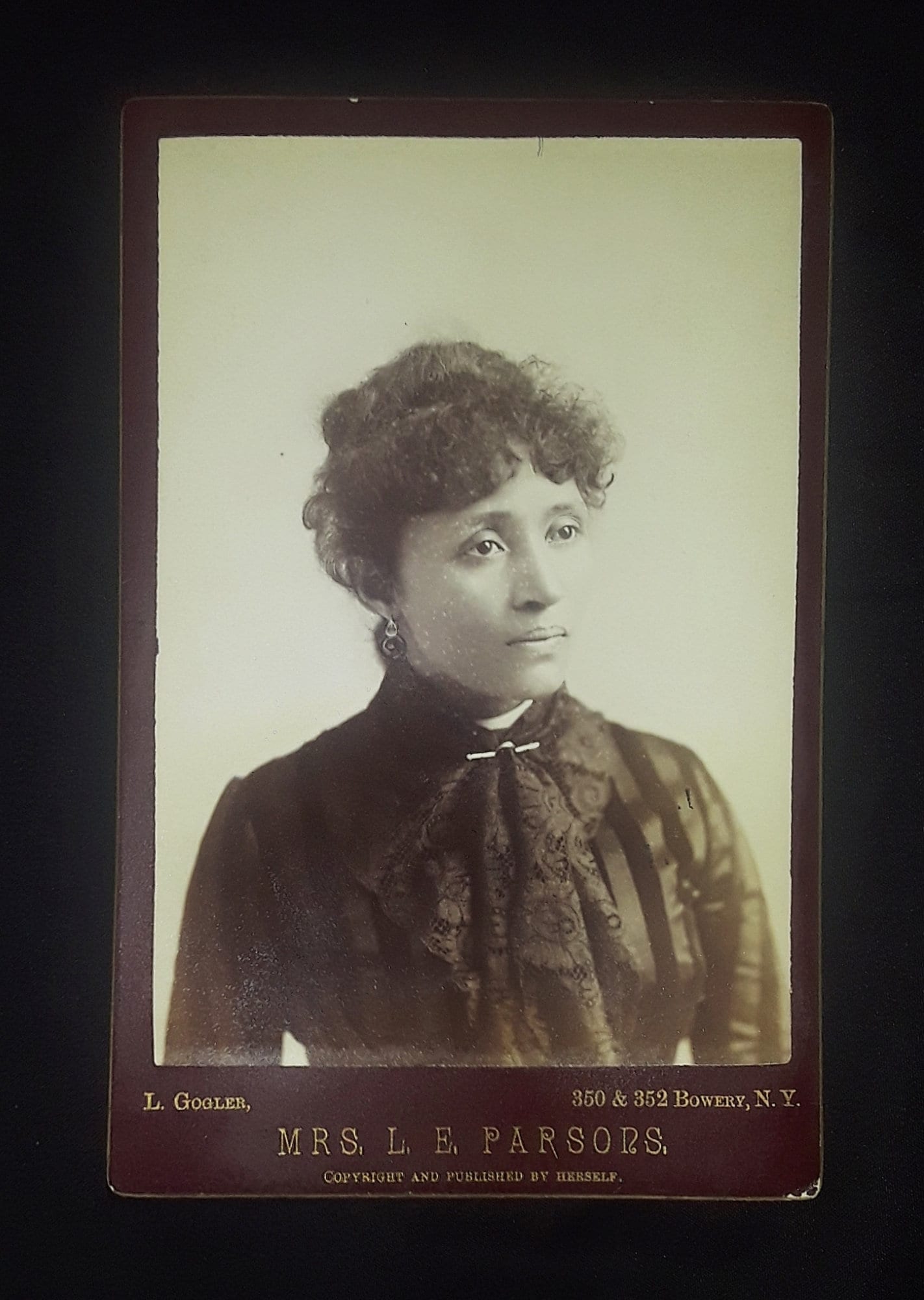 Goddess of Anarchyrare 1886 Cabinet Card Portrait of African-american ...