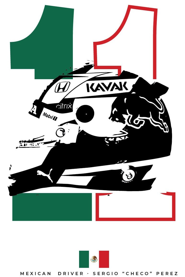 Checo Perez Poster - Etsy