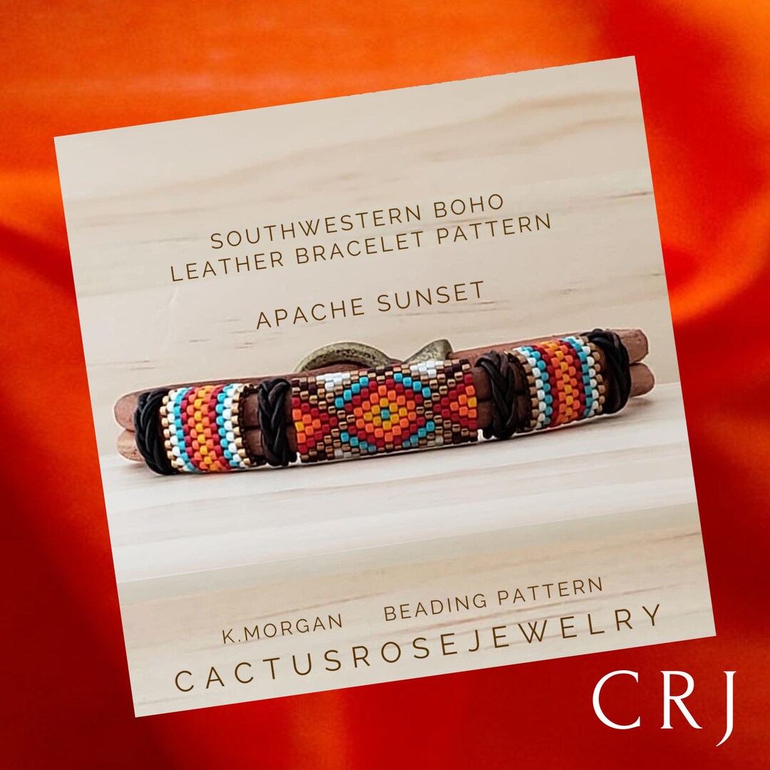 Apache Sunset, Odd Count Peyote Pattern Instant Downloading PDF for Use ...